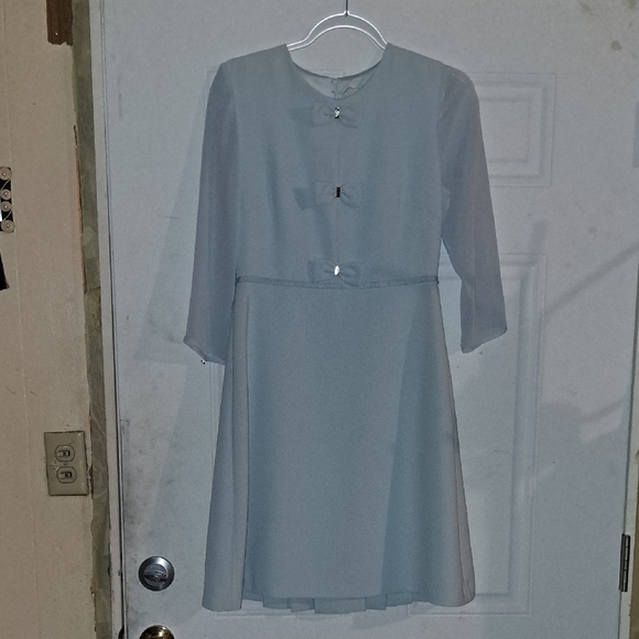 Ted Baker | Dresses | Ted Baker Soft Gray Dress | Poshmark